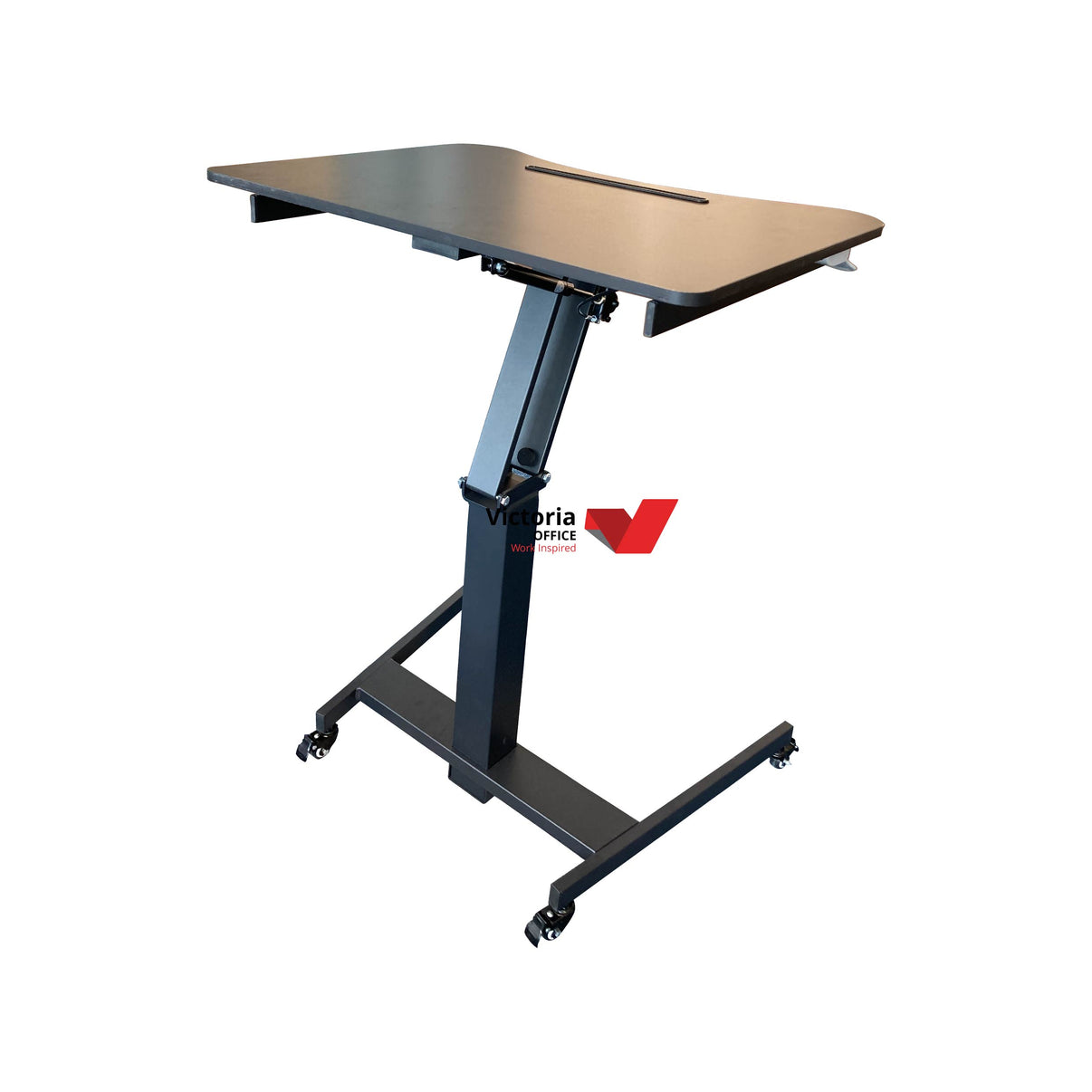 PNEUMATIC HEIGHT ADJUSTABLE DESK LARGE – Victoria Furnitures Ltd