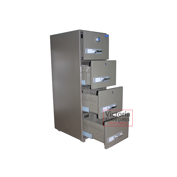 SF-680-DK - KEY AND COMBINATION LOCK SAFE – Victoria Furnitures Ltd